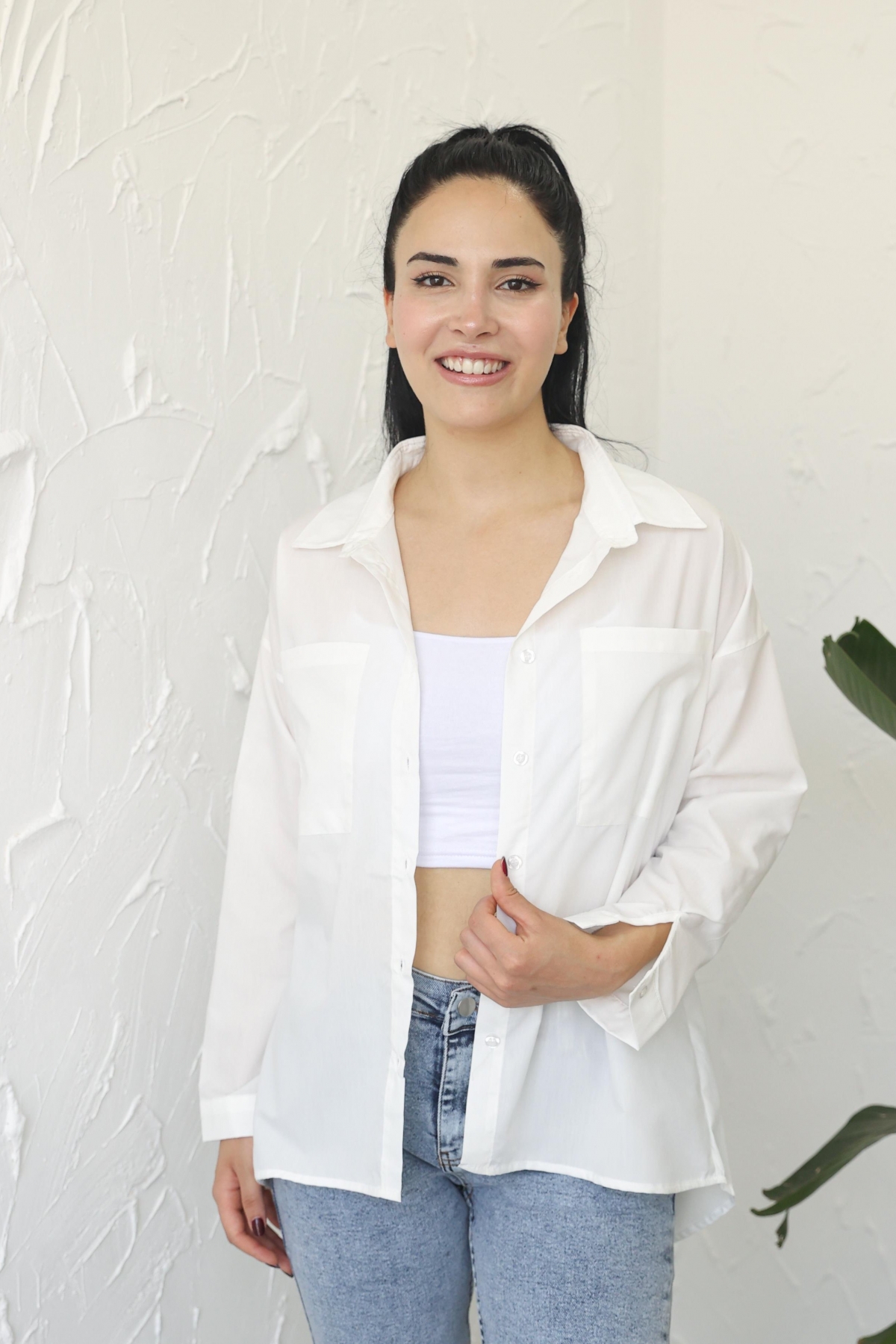 Margaret Beyaz Gömlek - Poliyance.com